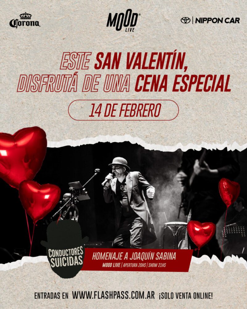 CONDUCTORES SUICIDAS | SAN VALENTÍN - Mood Live | Ponele Mood